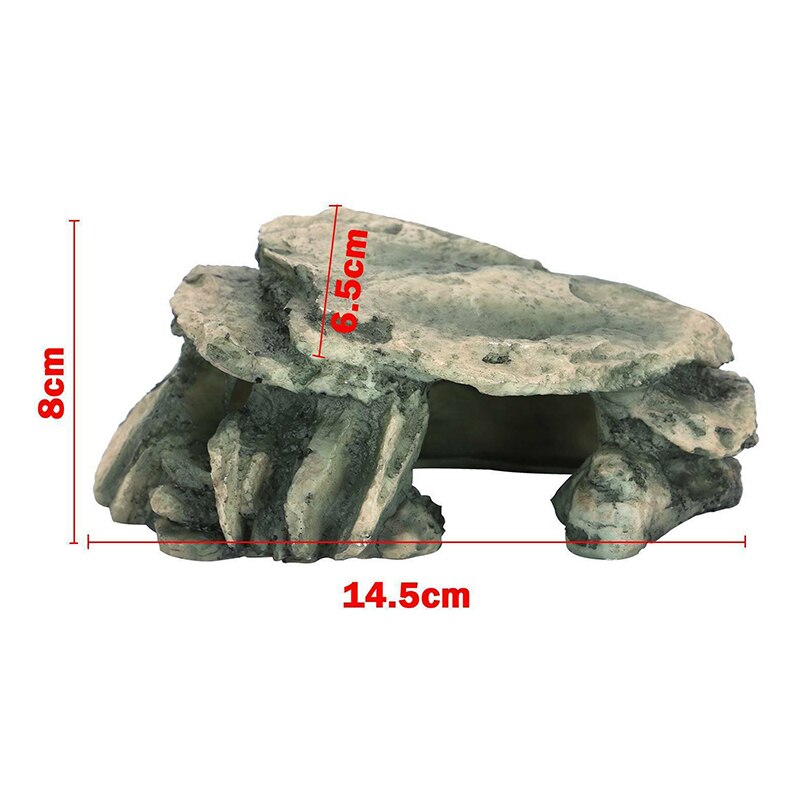 Aquarium Mountain View Rockery Hiding Hideaway Cav... – Grandado