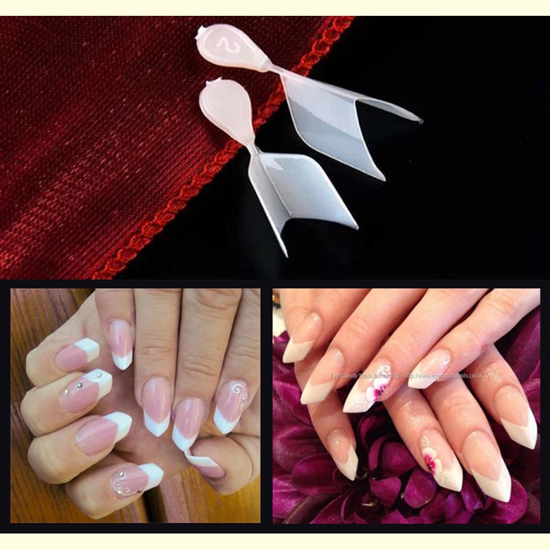 Short Edge nail tips / Prism Edge French Nail Tips... – Grandado