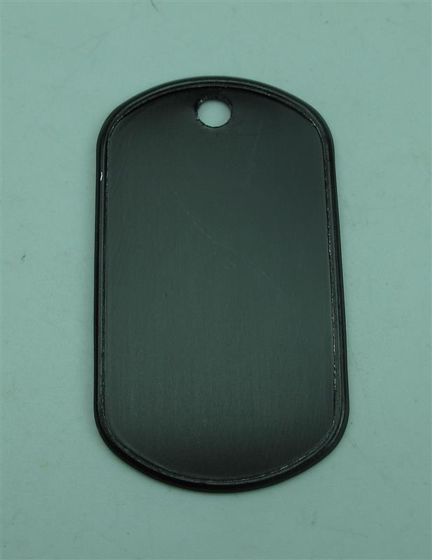 Aluminium aluminum dog tag rolled edges Blank dogt... – Grandado