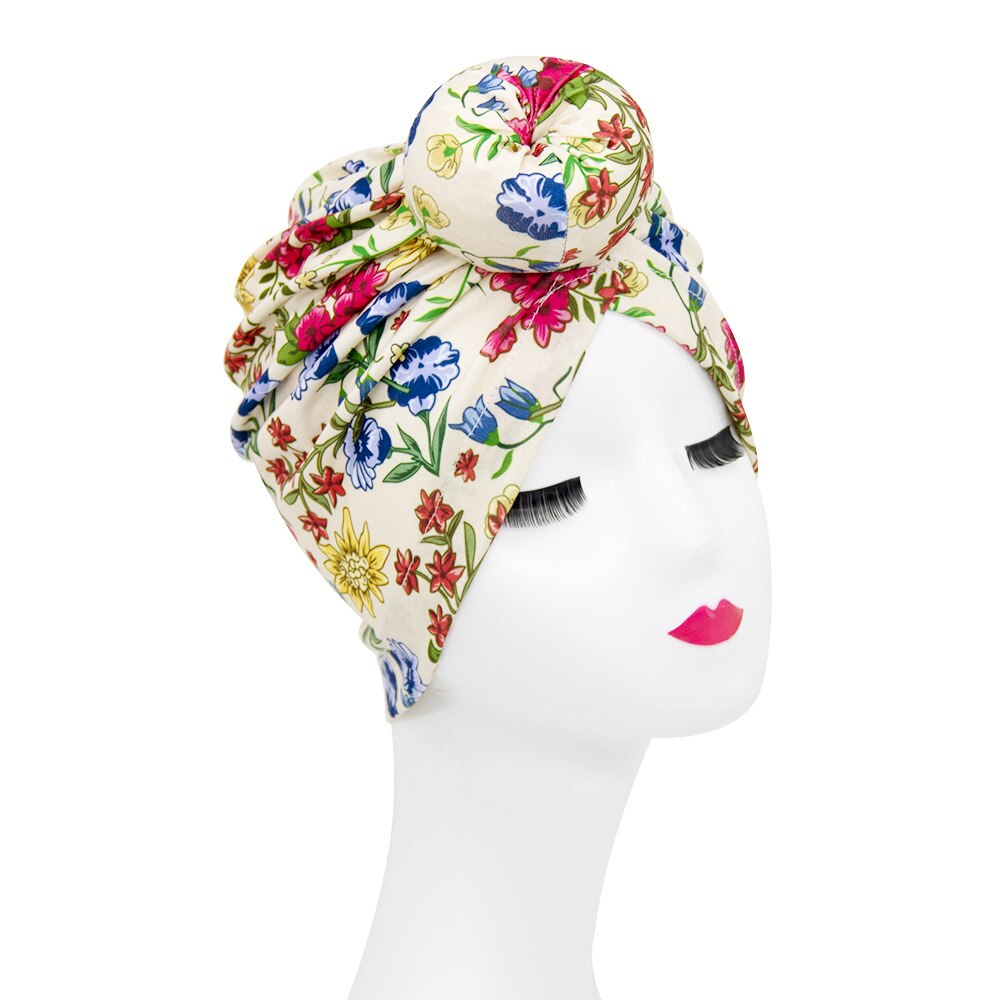 Print Women Muslim turban hijab caps arab wrap Inn... – Vicedeal