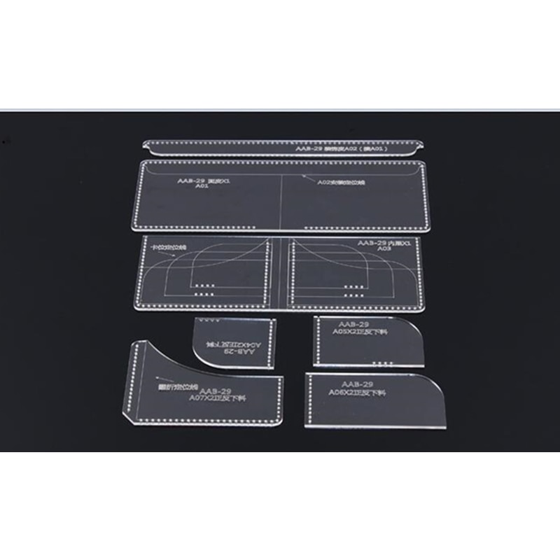 DIY Classic Wallet Acrylic Template Leathercraft P... – Grandado