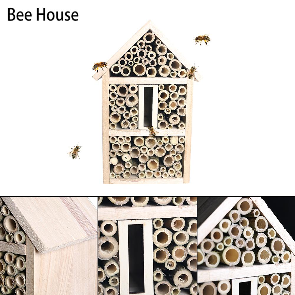 Bee House Bamboo Wood Insect House Hive For Solita Grandado
