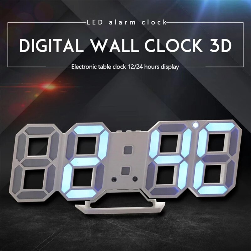 3D Digital Clock Simple and LED USB Electronic Clo... – Grandado