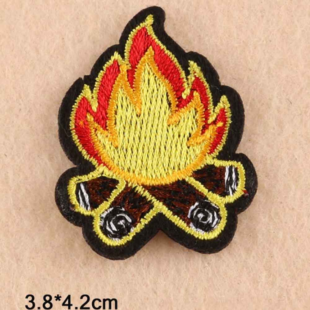 Full Embroidered Bonfire Campfire Iron On Patch Em... – Grandado