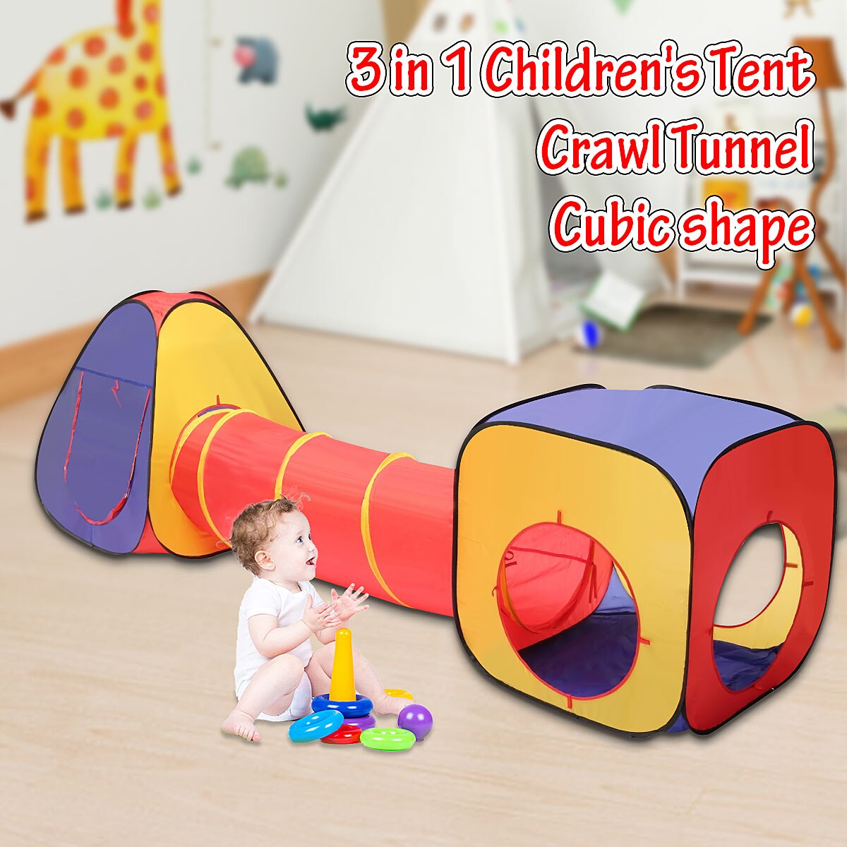 3 in 1 Ocean Children's Tent House Toy Ball Pool P... – Vicedeal