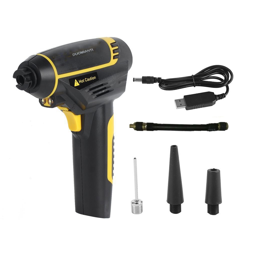 Portable Handled Digital Air Compressor Pump USB R... – Vicedeal