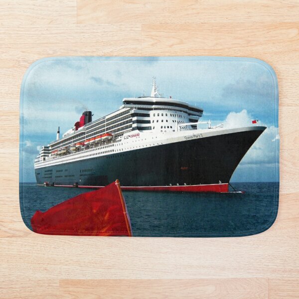 QUEEN MARY 2 Bath Mat Anti Slip Bath Mat bathroom ... – Grandado