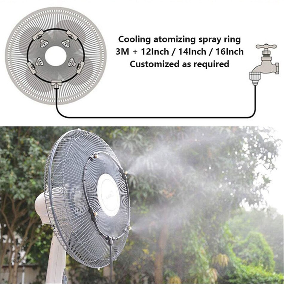 Industrial spray fan floor fan water mist cooling ... – Grandado