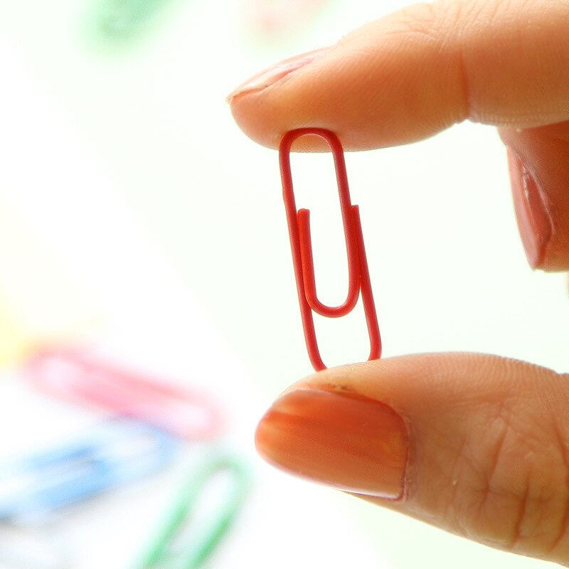 100 Stks/pak Van 27Mm Kleurrijke Paperclips Paperc... – Vicedeal