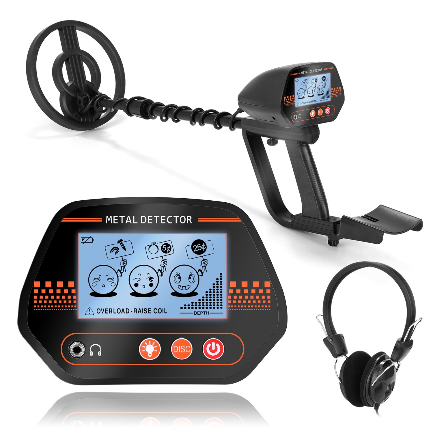 MD830 Profession Underground Metal Detector High S... – Grandado