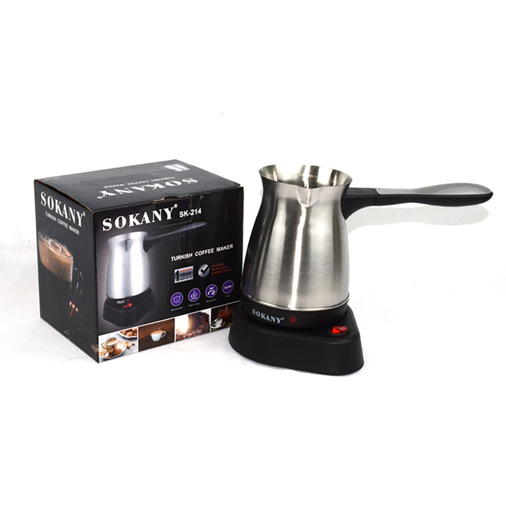 Electric Turkish Coffee Maker, Stainless Steel Mil... – Grandado