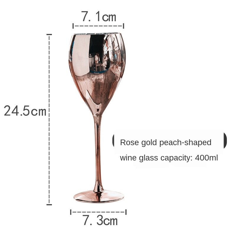 Electroplated Wine Glass Lead-free Crystal Wine Gl... – Grandado