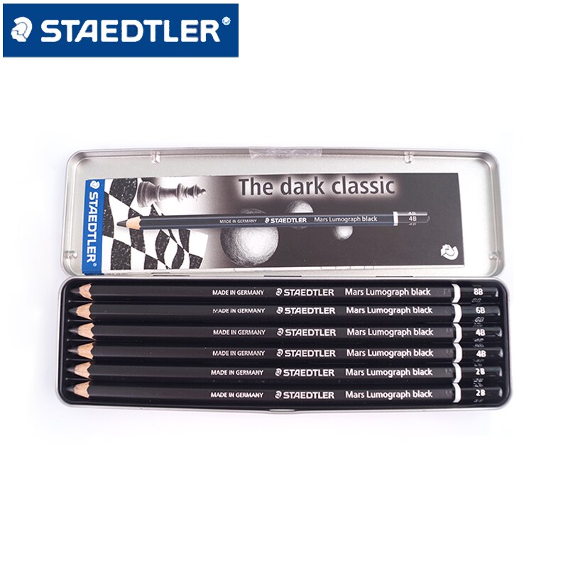 6 STAEDTLER 100B limited drawing pencil sketch sch... – Grandado
