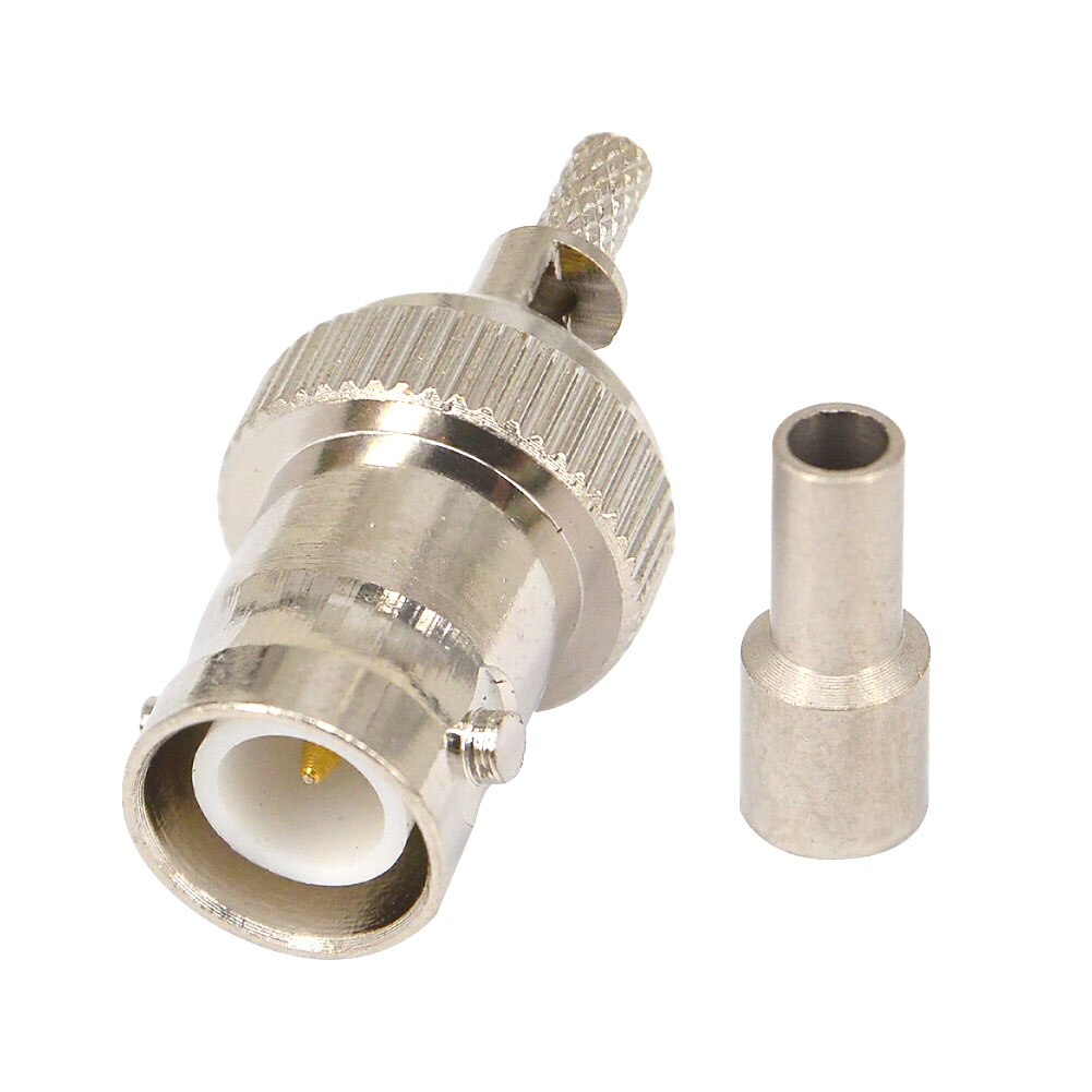 5 PCS RF Coaxial Connector Crimp BNC TNC N F TV TS... – Vicedeal