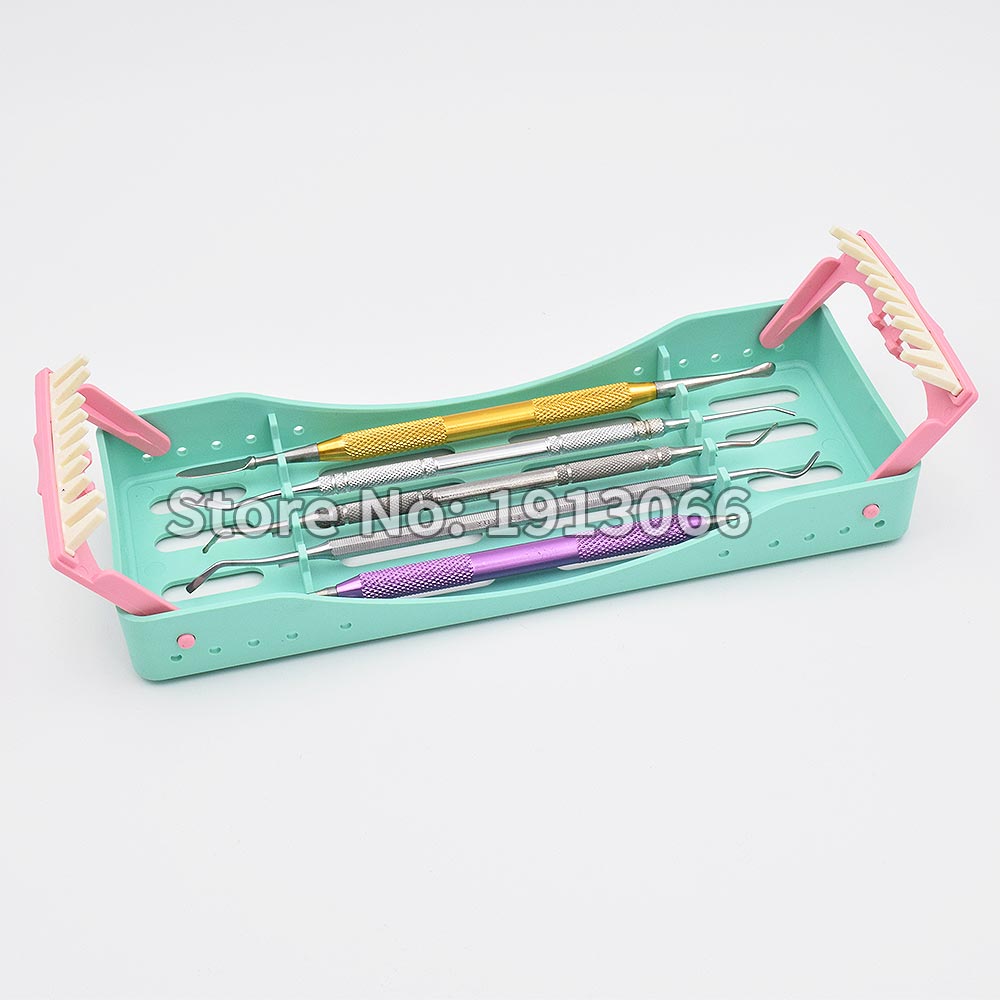 Dental Sterilization Box with 5 Holders Tips handl... – Vicedeal