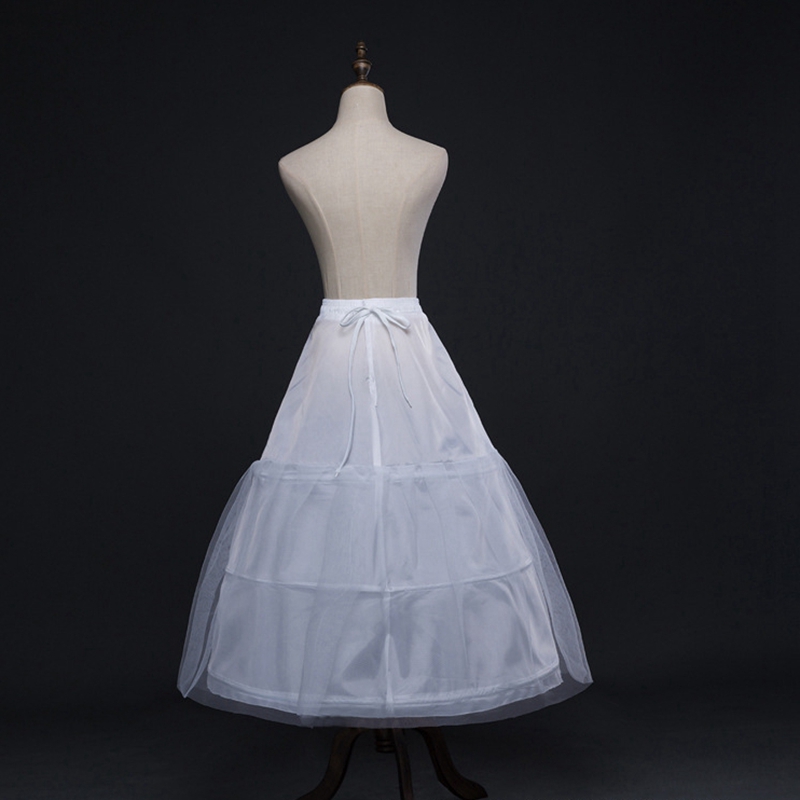 White Bridal Crinoline Skirt Accessory Slip 1 Laye... – Vicedeal