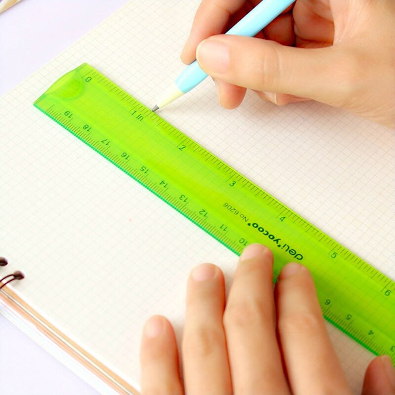deli 6208 student stationery multicolour ruler tap... – Grandado