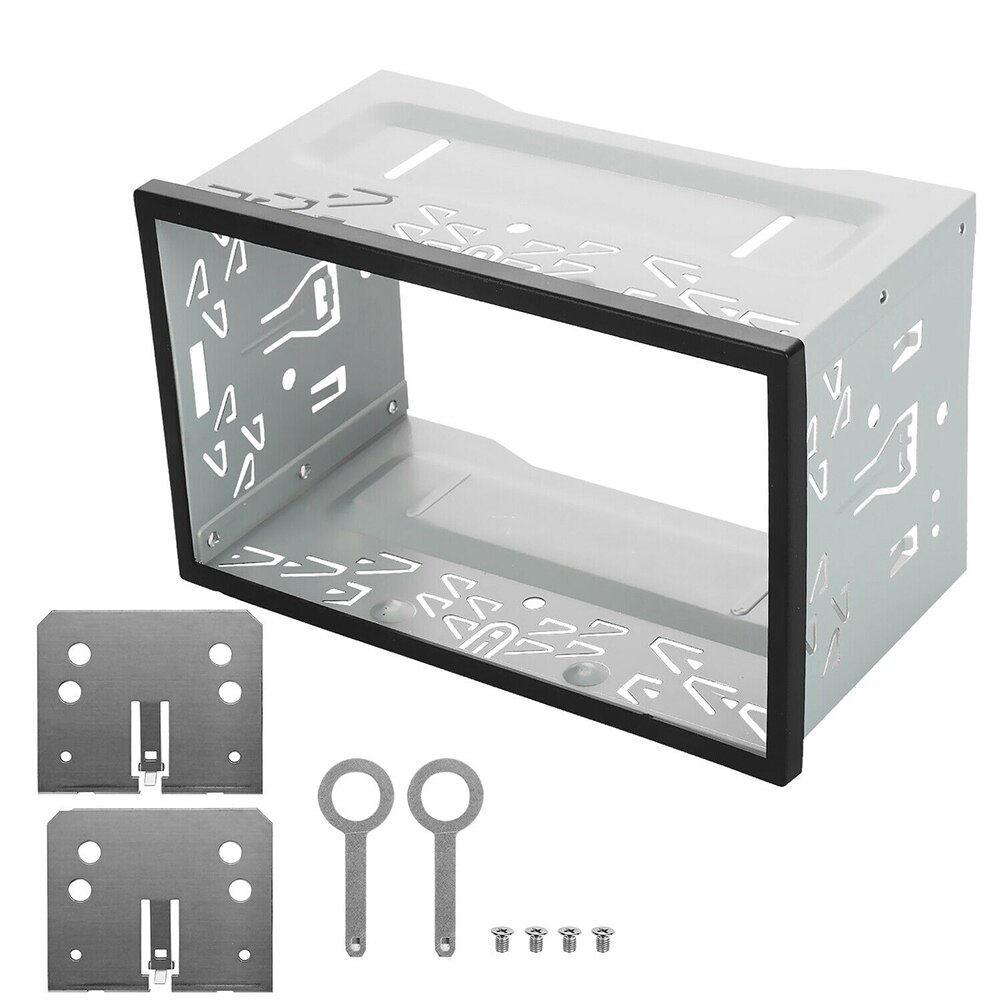 2 Din Double ISO Din Metal Frame Insertion Slot Ra... – Vicedeal