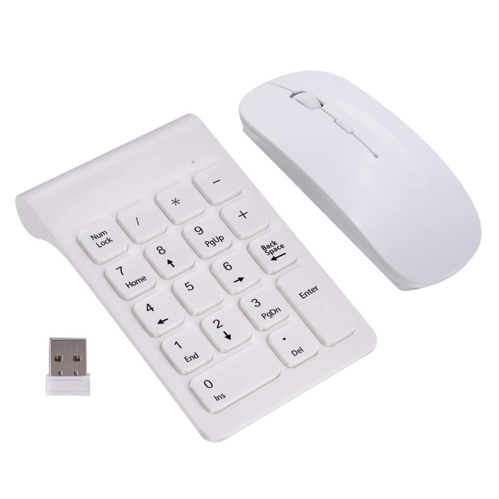 2 4ghz 18 Keys Wireless Numeric Keypad Number Keyb Grandado