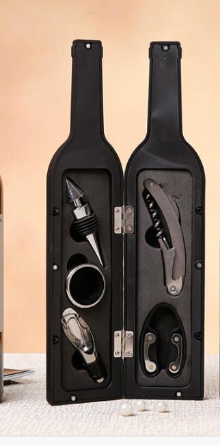 Wine Tool Sets Bottle Opener Stopper Pour Spout Co... – Grandado