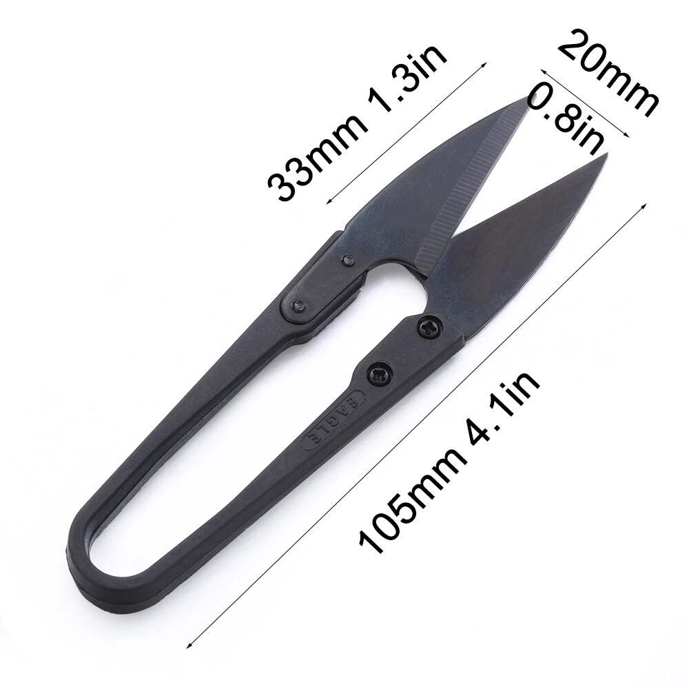 1PC Black Multifunction Carbon Steel U-shaped Scis... – Grandado
