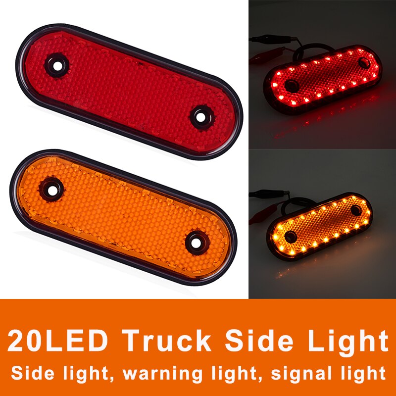 20LED Side light Turn signal truck side lights war... – Grandado