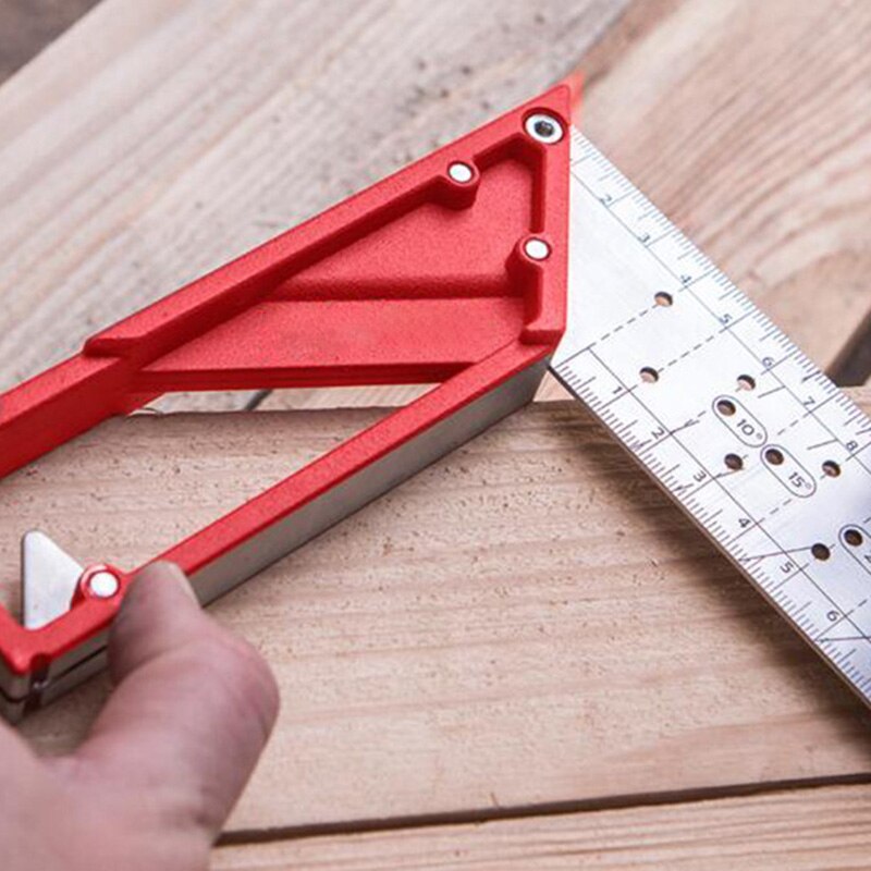 Precision Marking Square Ruler Stainless Steel Woo... – Vicedeal