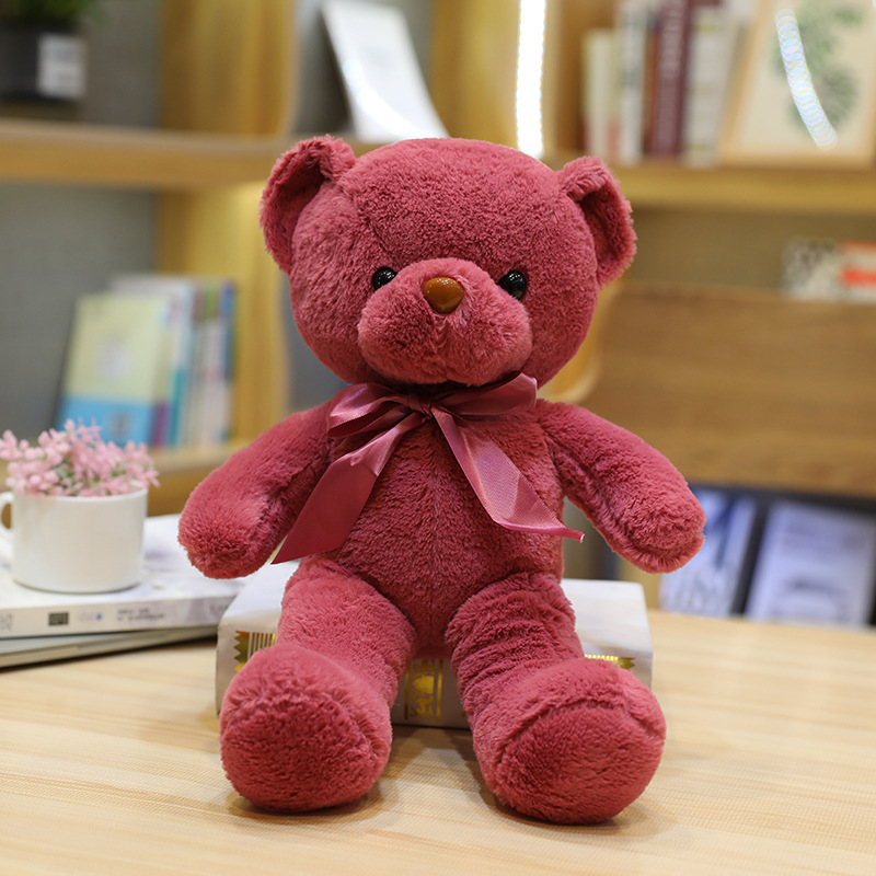 10 Colors 30cm Coloured Bear Plush Toys Stuffed Be... – Grandado