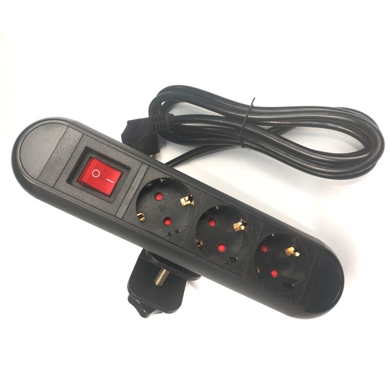 3 Outlet Oval Table clamp Socket Office Desktop Co... – Grandado