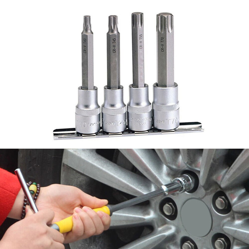 11pcs/Set E Torx Star Bit Female Socket 1/4" E4-E8... – Vicedeal