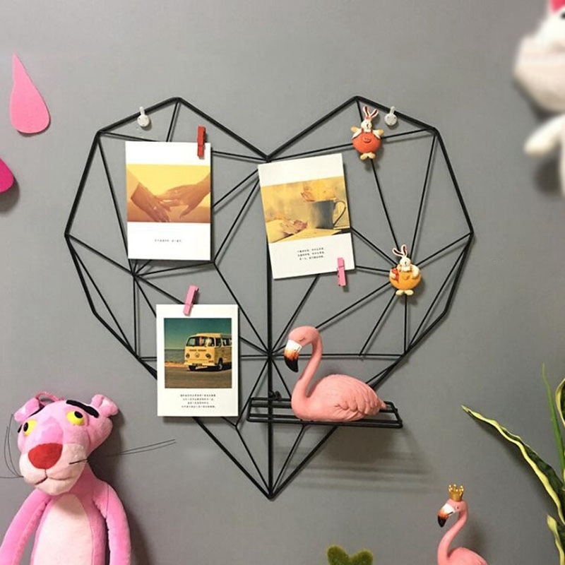 Photo Wall Vintage Decor Iron Wire Iron Heart-shap... – Vicedeal
