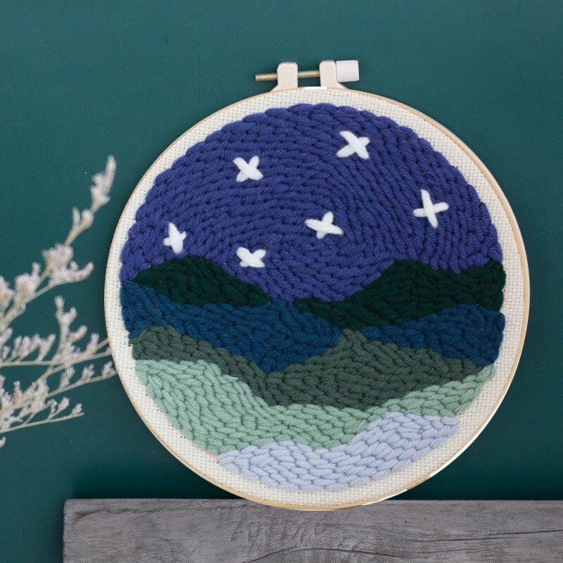 DIY Easy Punch Needle Embroidery Kit Needlework La... – Grandado