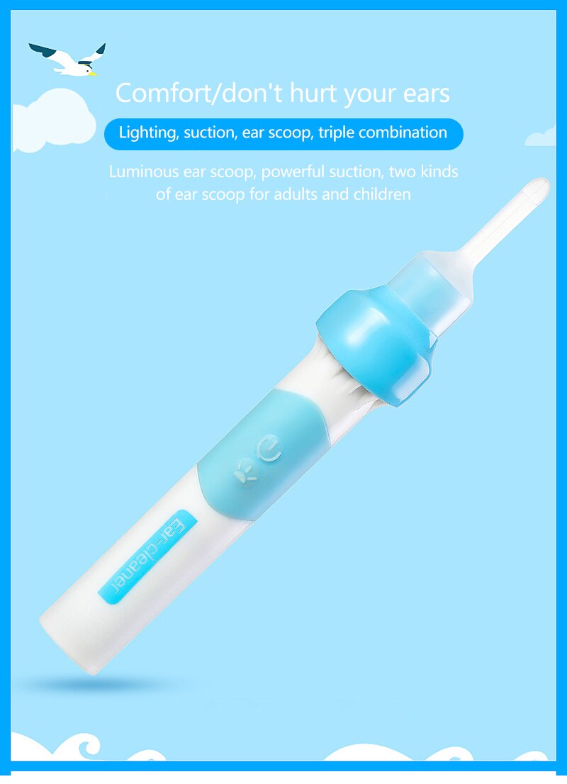 Electric Safe Cordless Vacuum Ear Cleaner Cleaning... – Grandado