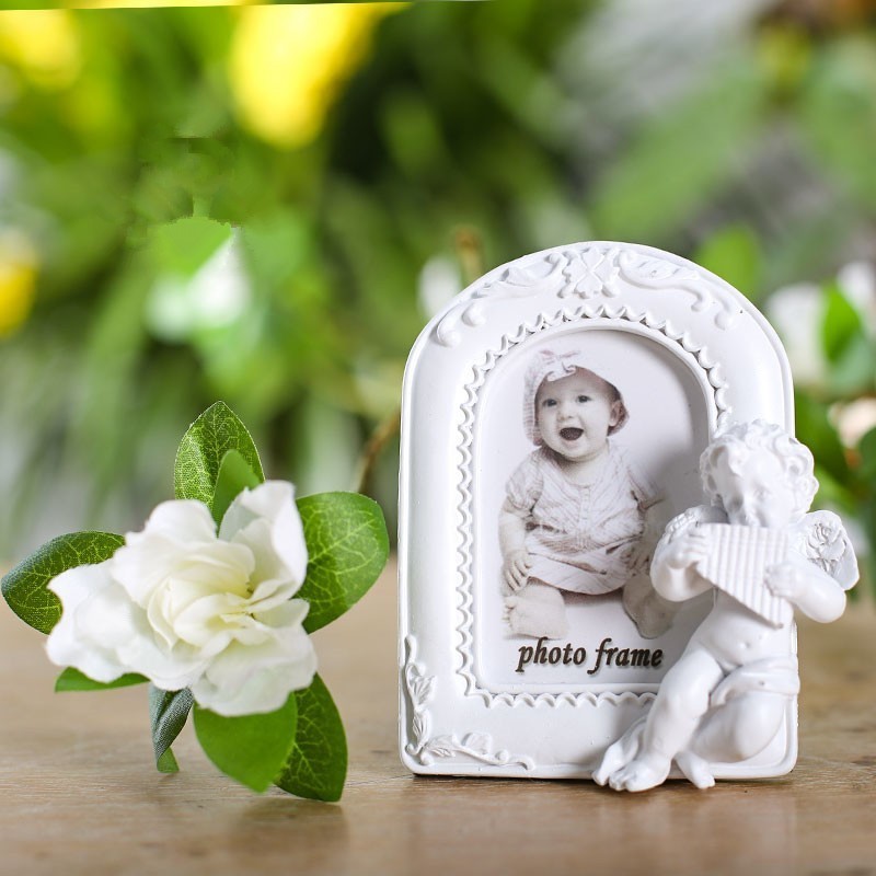 Angel Photo Frames White Home Decor Desktop Frame ... – Grandado