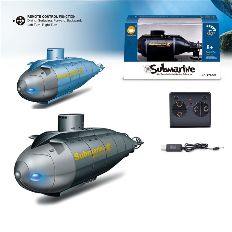 RC Submarine Model Happycow 777-586 Mini Speed Und... – Grandado