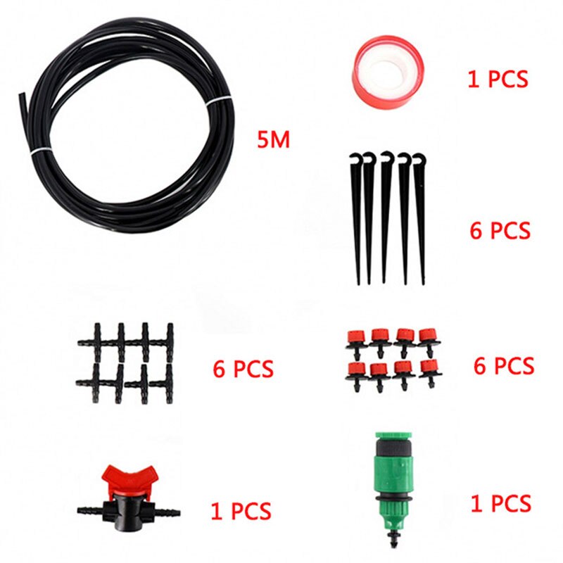 Garden Irrigation Set 5/ 10 m Hose DIY Gardening S... – Vicedeal