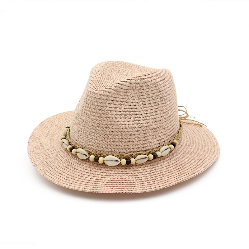 Zomer Vrouwen Stro Jazz Hoed Dames Fedora Hoeden m... – Grandado
