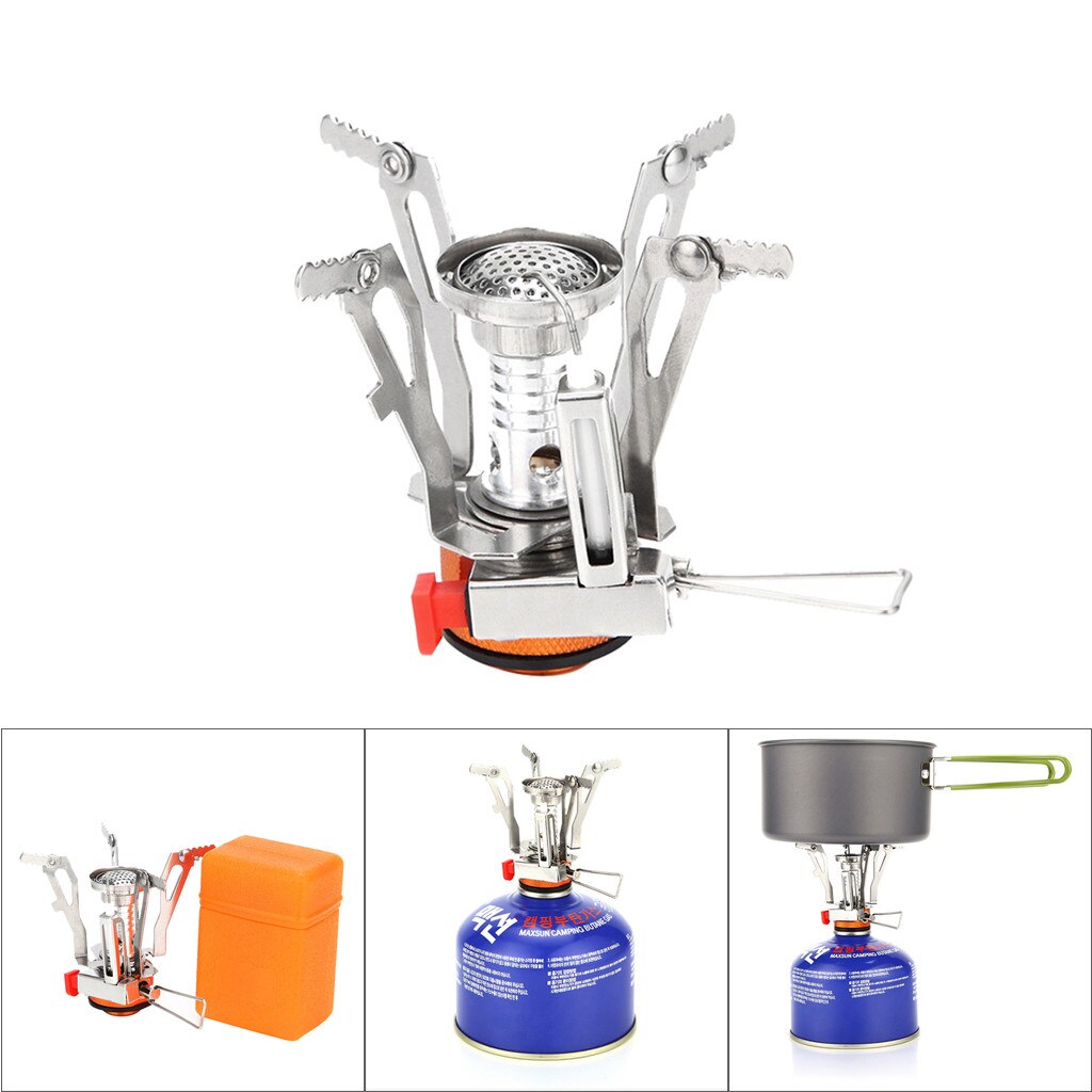 40# Ultralight Portable Camping Stove With Storage... – Vicedeal