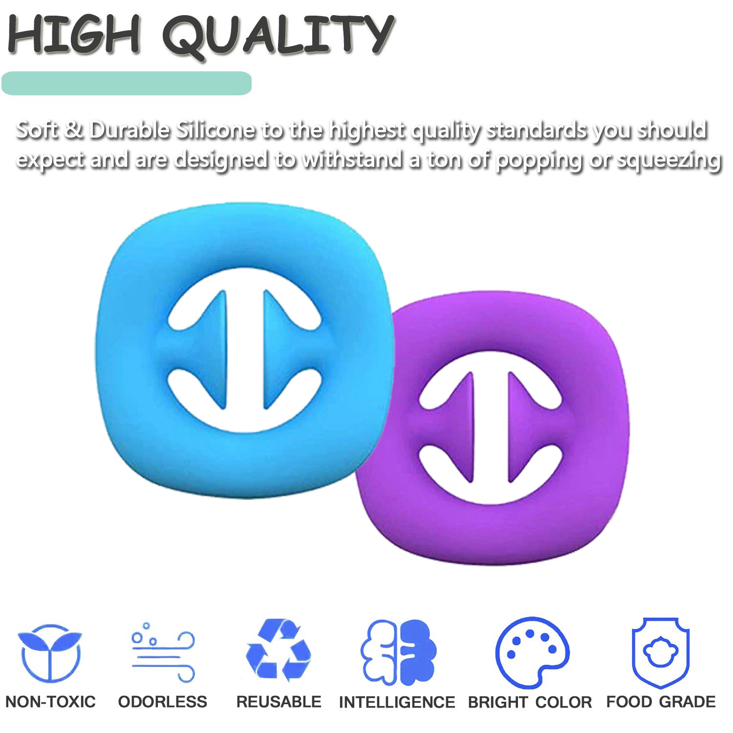 zimfanqi Mini Balls Popits Snapper Fidget Toys Sim... – Grandado