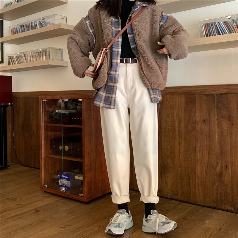 Alien Kitty Plus Retro Denim Solid Stylish Casual ... – Grandado