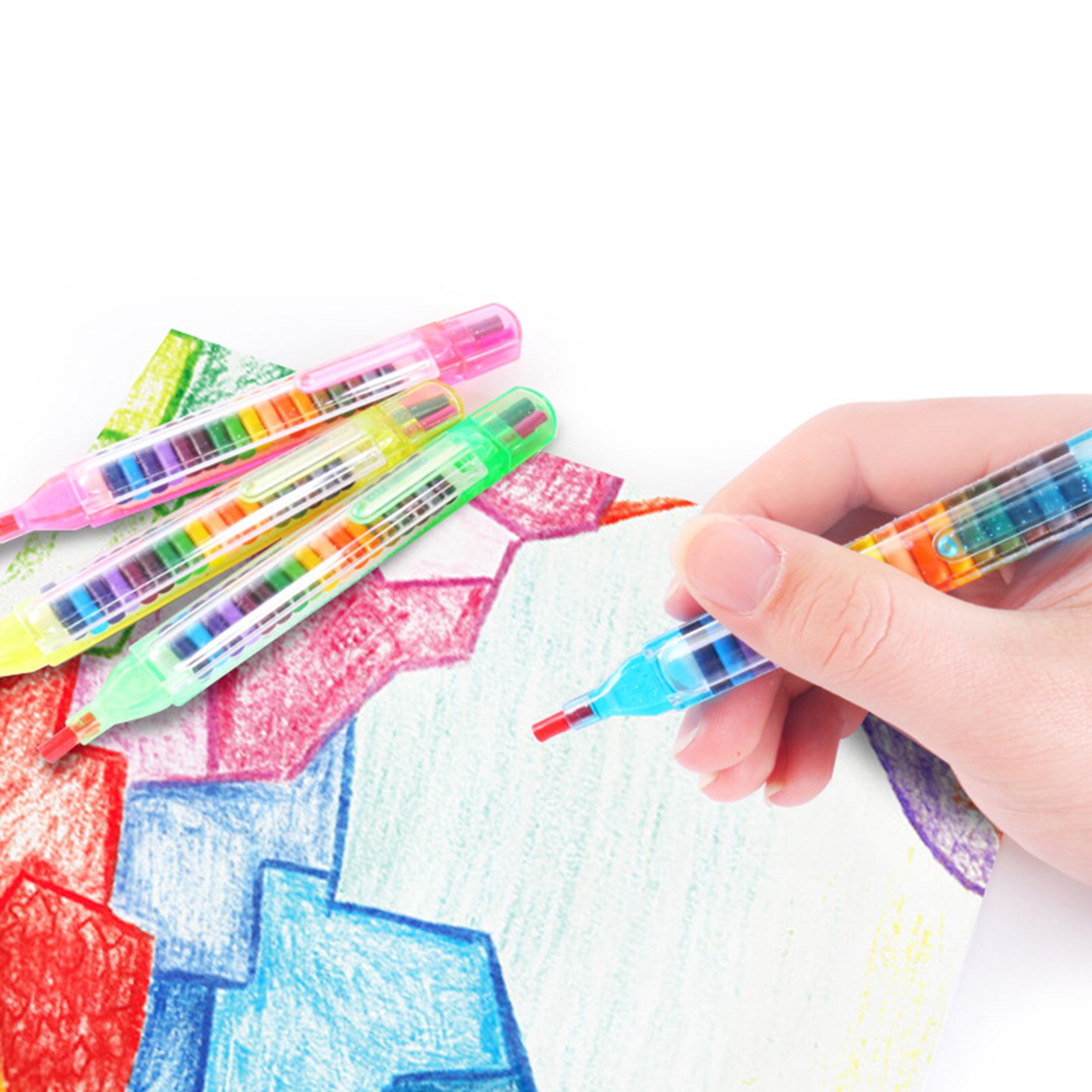 4Pcs/Set Multi-color Graffiti Cute Crayons Oil Pas... – Vicedeal
