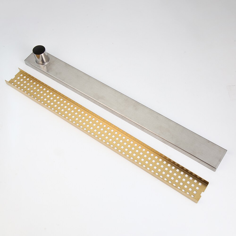 ZAPPO Gold Floor Drain SUS304 Tile Insert Conceal ... – Grandado