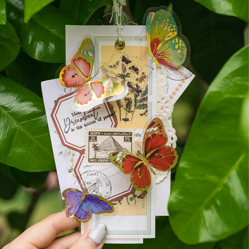 60 Sheets Basic Label Border Frame Material Paper ... – Vicedeal