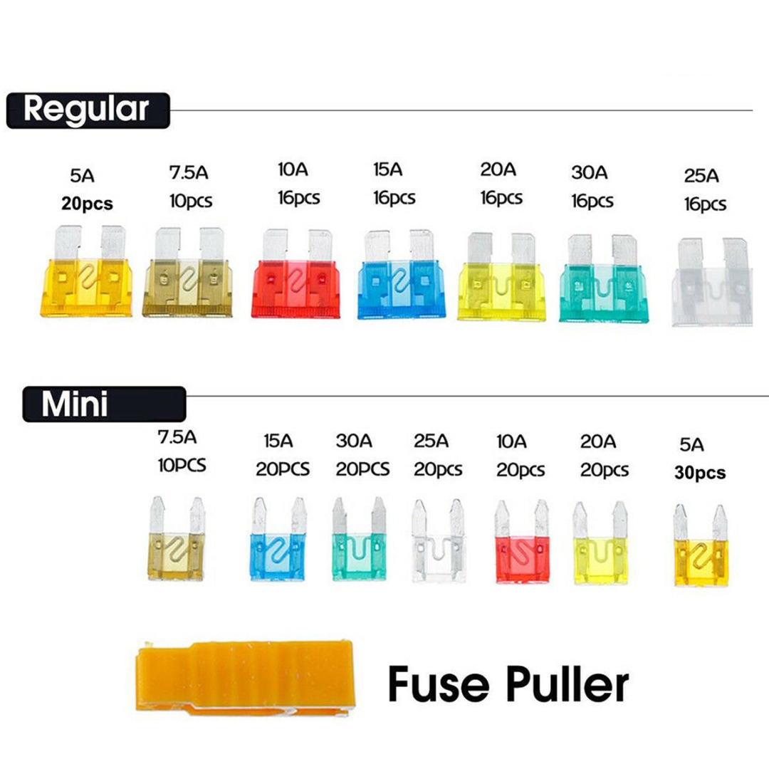250pcs Car Fuses Assortment Auto Van Standard &... – Grandado