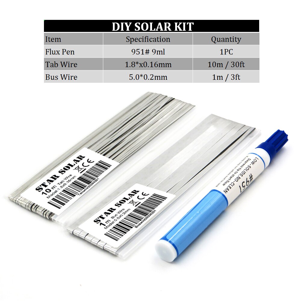 2m 6ft 5.0x0.2mm solar cells tab bus bar wire for ... – Grandado