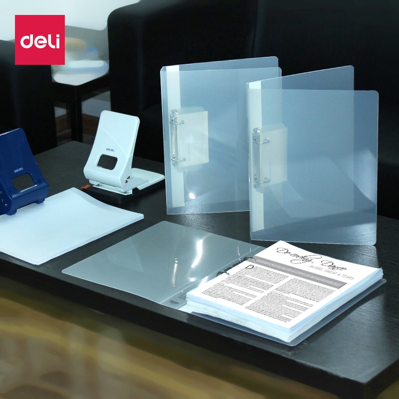 Deli Transparant document map PP A4 vijlbladhouder... – Vicedeal