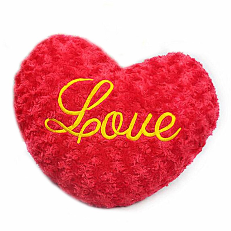 Plush Love Heart Shape Pillow Cushion Toys Decorat... – Grandado