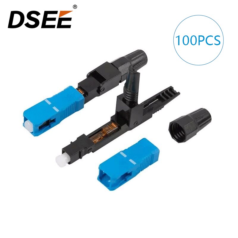 100PCS/Box FTTH SC UPC Single Mode Fiber Optic SC ... – Grandado