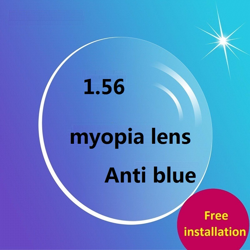 1.56 aspheric anti blue ray myopia prescription ey... – Grandado
