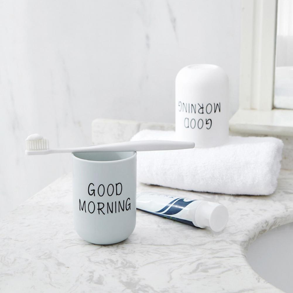 50% 330ml Good Morning Cup Toothbrush Holder Washi... – Grandado